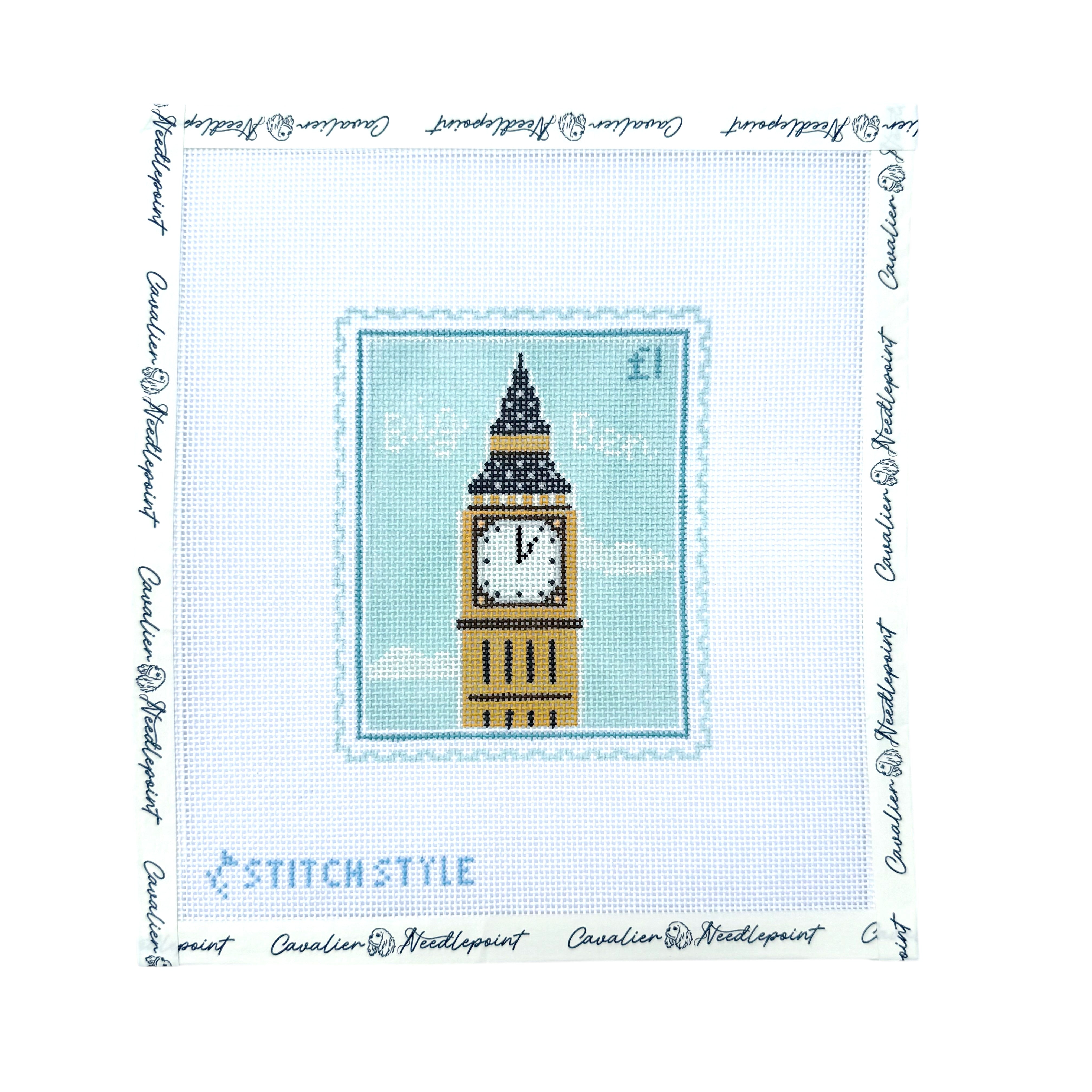 Big Ben Stamp – Cavalier Needlepoint