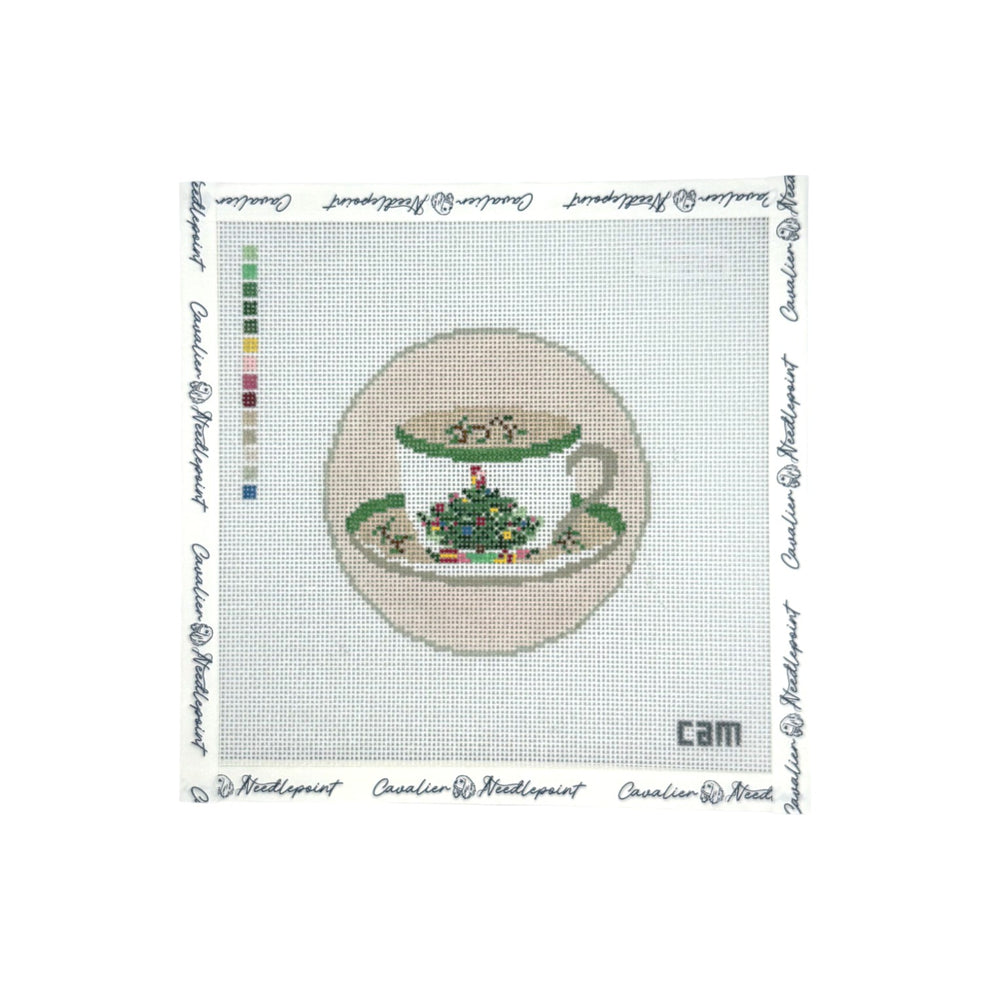 Christmas Cup Ivory – Cavalier Needlepoint